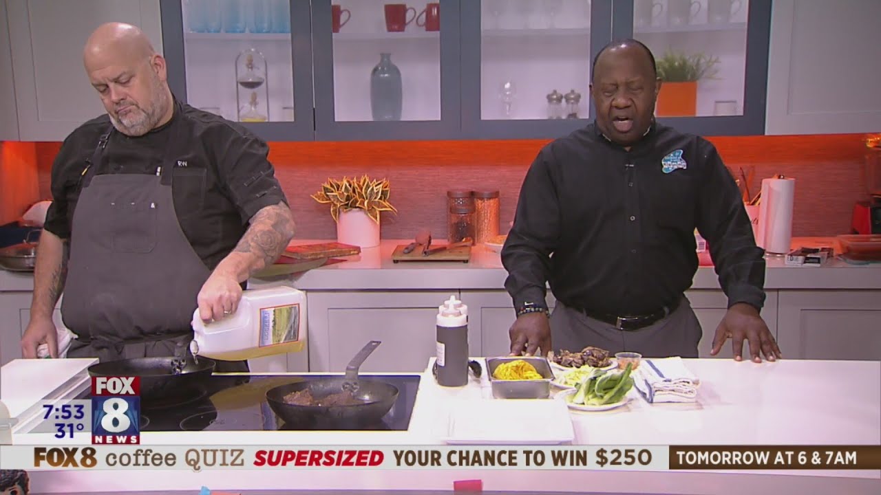 Chef Eric Wells makes 100th appearance on FOX 8 - YouTube