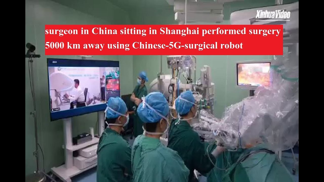 surgeon in #China sitting in #Shanghai performed surgery 5000km away ...