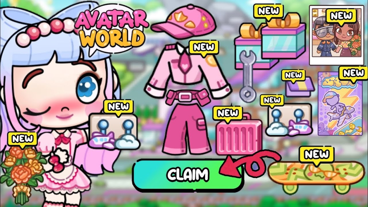 ALL NEW!! 🩷 SECRETS OF STREET AIRPORT in AVATAR WORLD 🌍 AVATAR WORLD ...