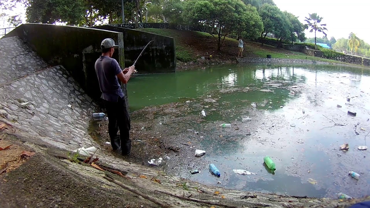 pancing garong | pancing mata tiga | mancing tanpa umpan - YouTube