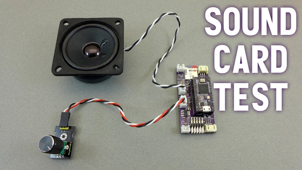 Open Panzer Sound Card Test - YouTube