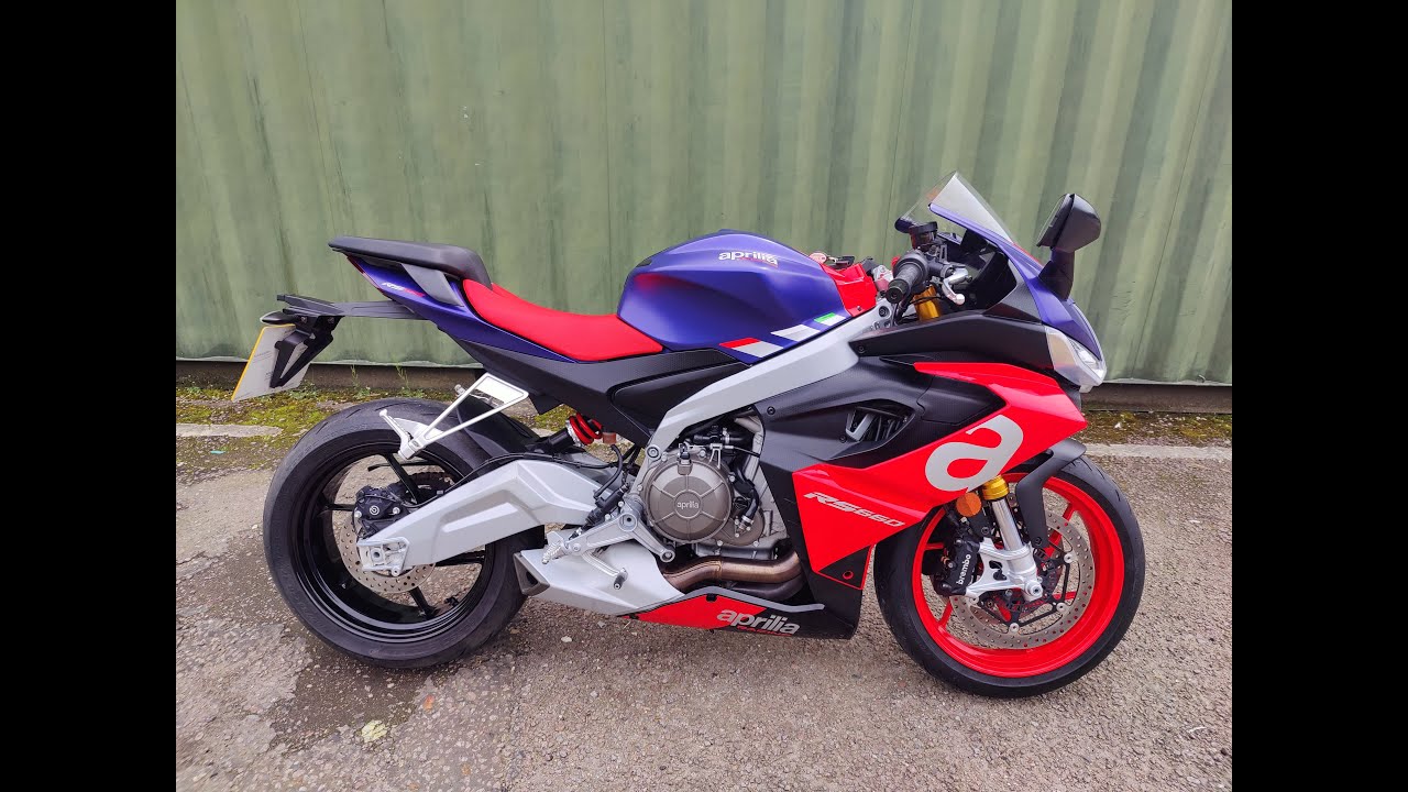 2021 Aprilia RS660 Lava Red in stock at Mototechniks - YouTube