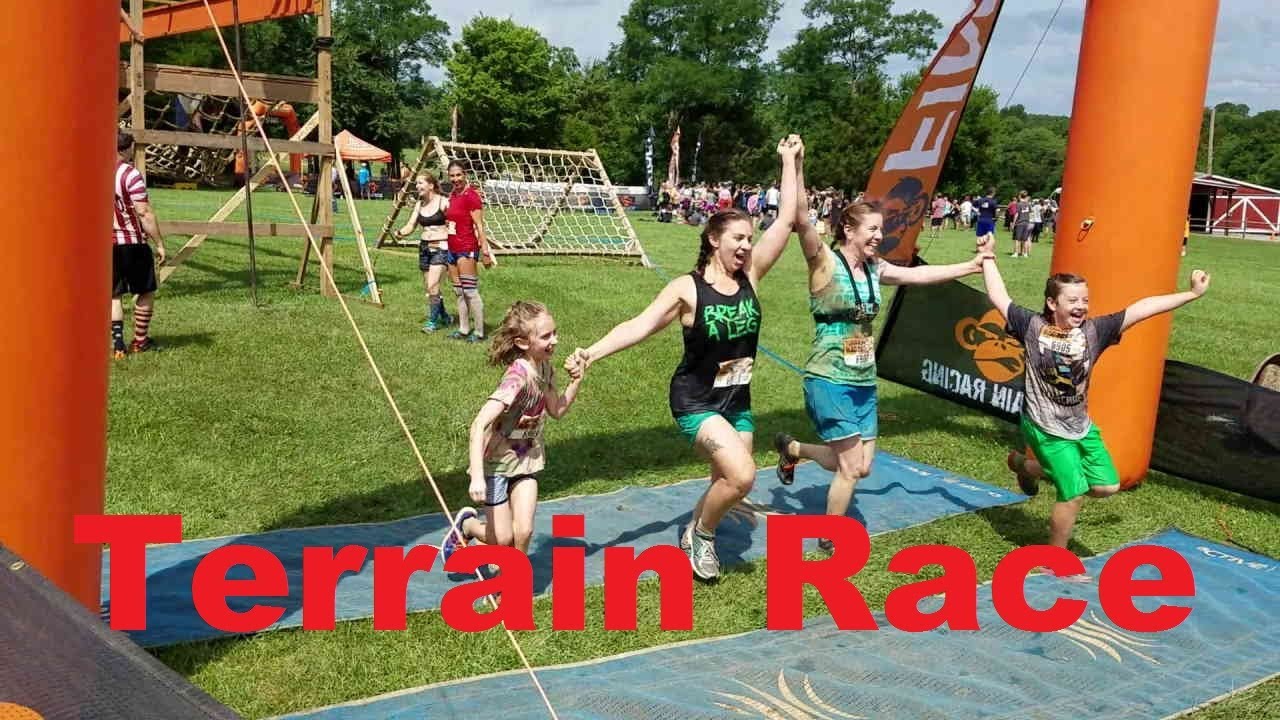 Terrain race with the kids! - YouTube