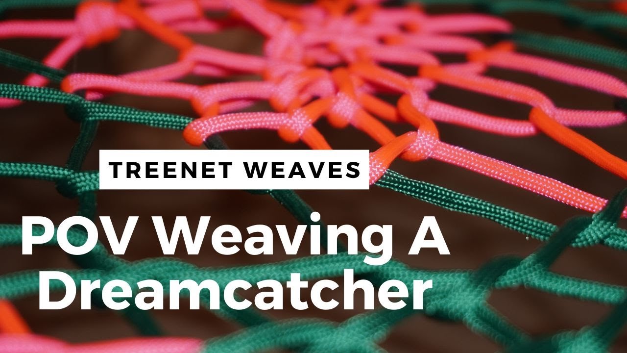 Treenet Weaving - Dreamcatcher Pattern - YouTube