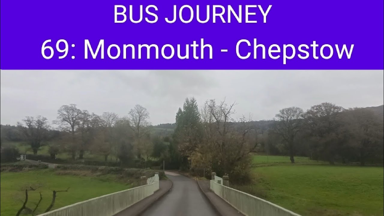 🇬🇧🏴󠁧󠁢󠁷󠁬󠁳󠁿🏴󠁧󠁢󠁥󠁮󠁧󠁿 BUS JOURNEY (TIMELAPSE) | Newport Bus 69: Monmouth ...