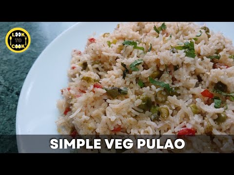Simple Vegetable Pulao Recipe | Easy Veg Pulao | Pulao Recipe | How To ...