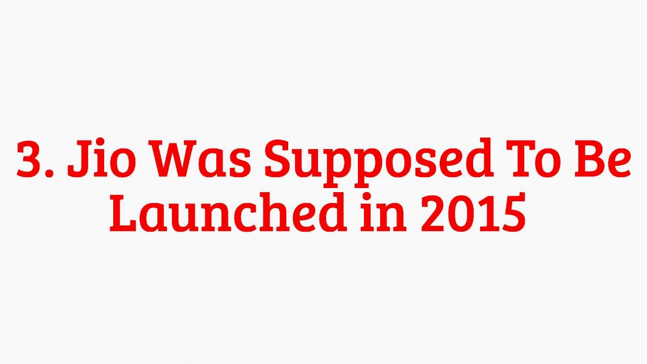 Reliance Jio: 5 Things You Need To Know About Reliance Jio - YouTube