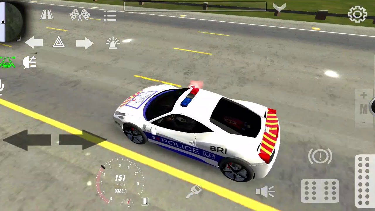 FERRARI BRI POLICE CUSTOM (car parking) - YouTube