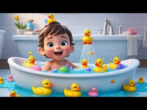 Splishy Splashy Bath Song Fun | Playful Bath Time Rhyme for Toddlers ...