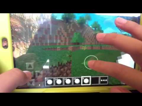 How to throw snowballs in minecraft PE - YouTube