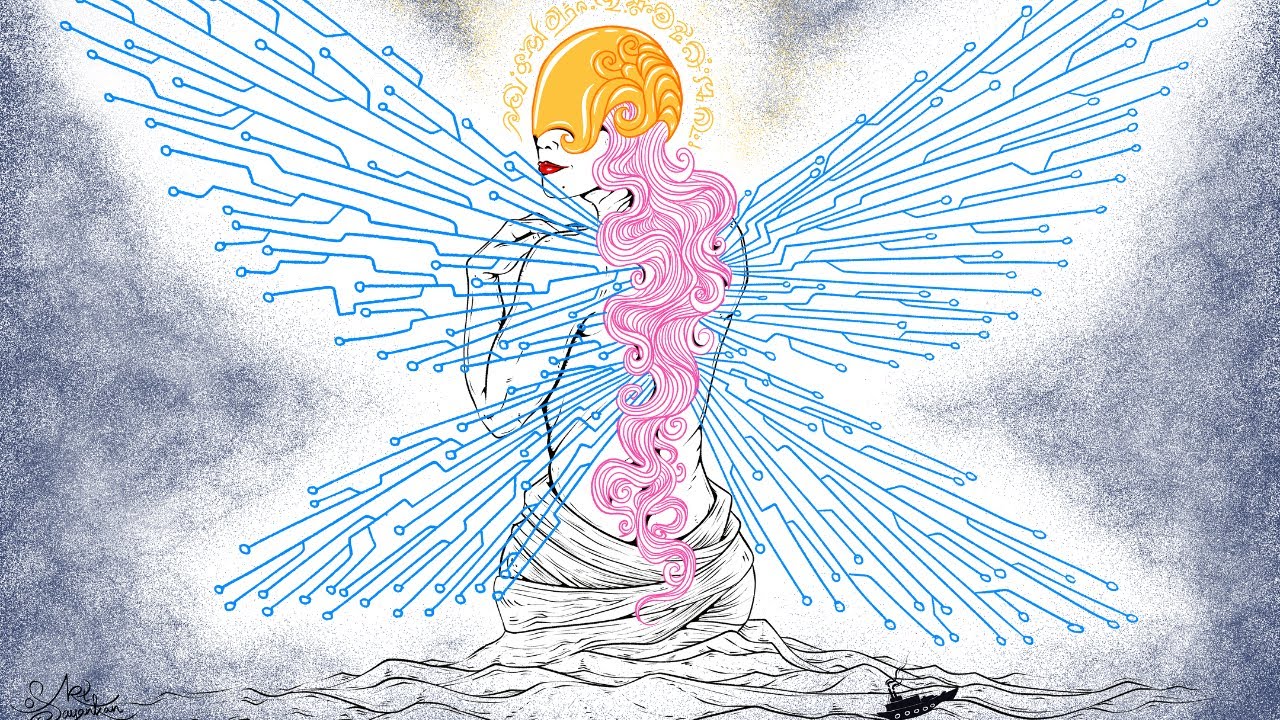 Fantasy Artist draws a Virtual Goddess (Speedpaint) - YouTube