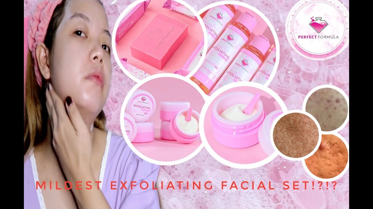 PERFECT FORMULA FILTER-FREE EXFOLIATING FACIAL SET ||FIRST PRODUCT ...