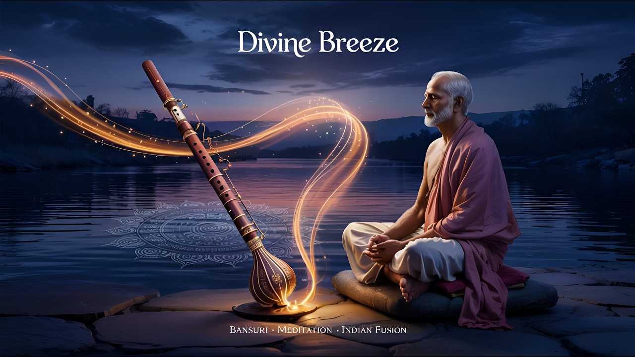 Divine Breeze | Bansuri Meditation Music | Indian Fusion | Peaceful ...