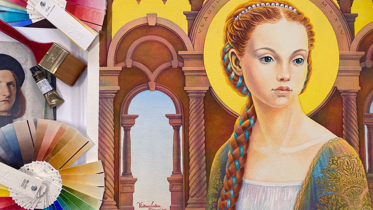 Watercolor by Vladimir London for VII International Biennial - YouTube