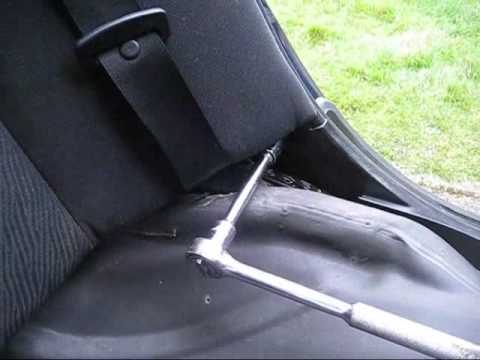 Removing BMW Rear Seat - YouTube