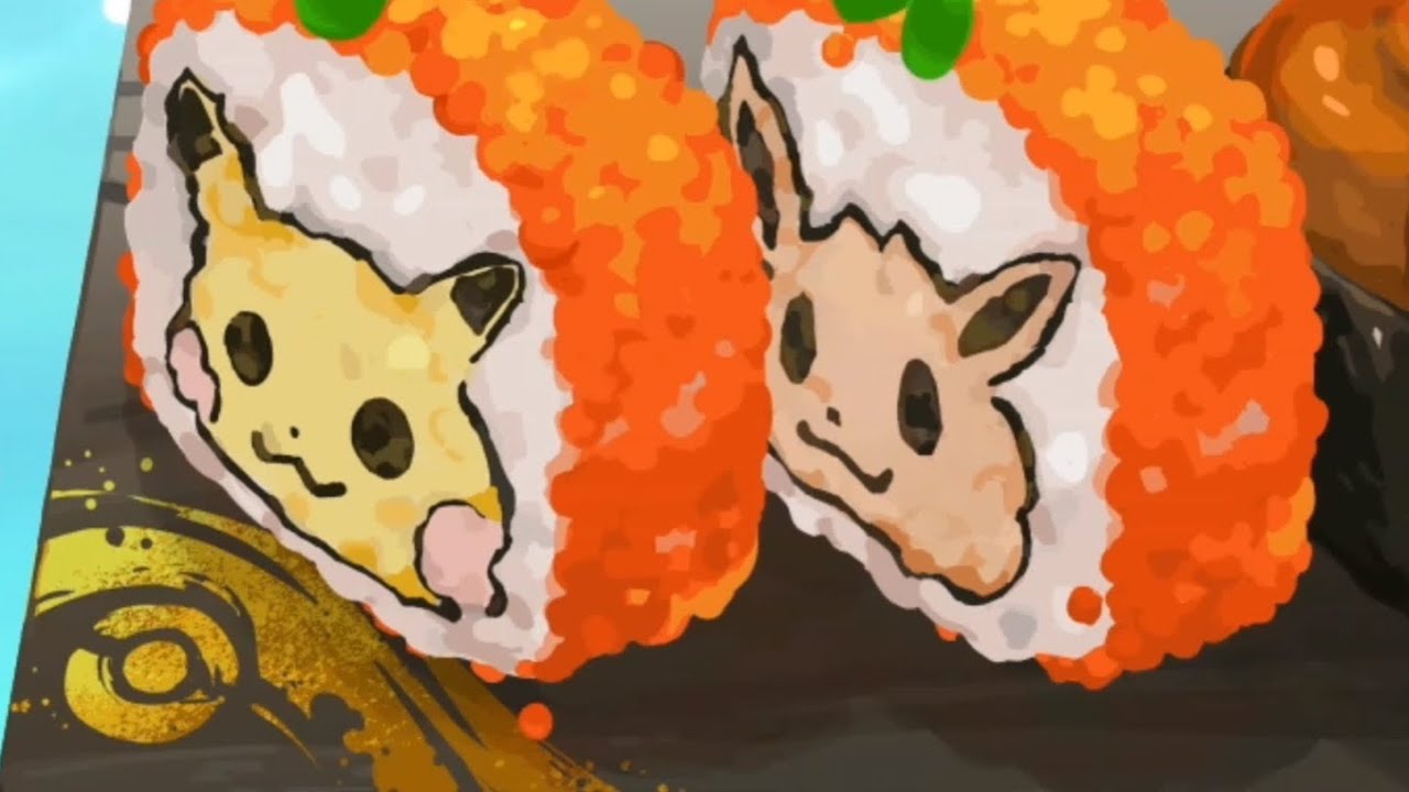 Pokémon SV : Four-Piece Sushi (Bird Set) : SUSHI HIGH ROLLER - YouTube