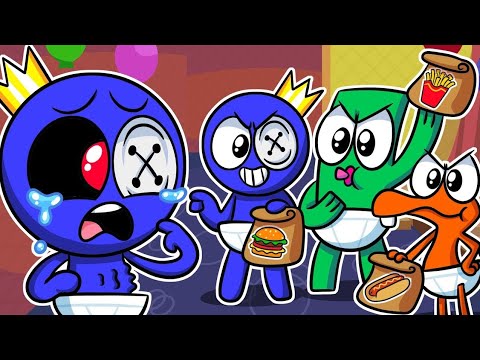 Baby BLUE Corrupted Vs. Rainbow Friends Animation - YouTube