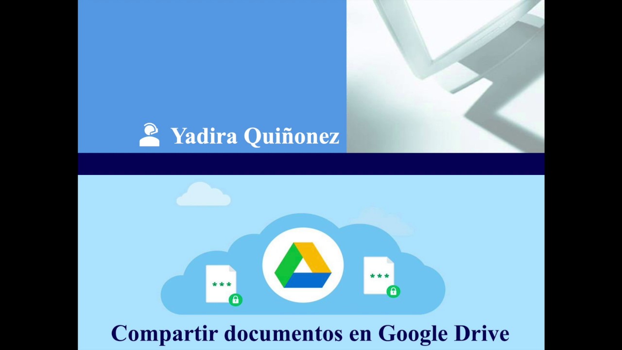 Compartir documentos en Google Drive - YouTube