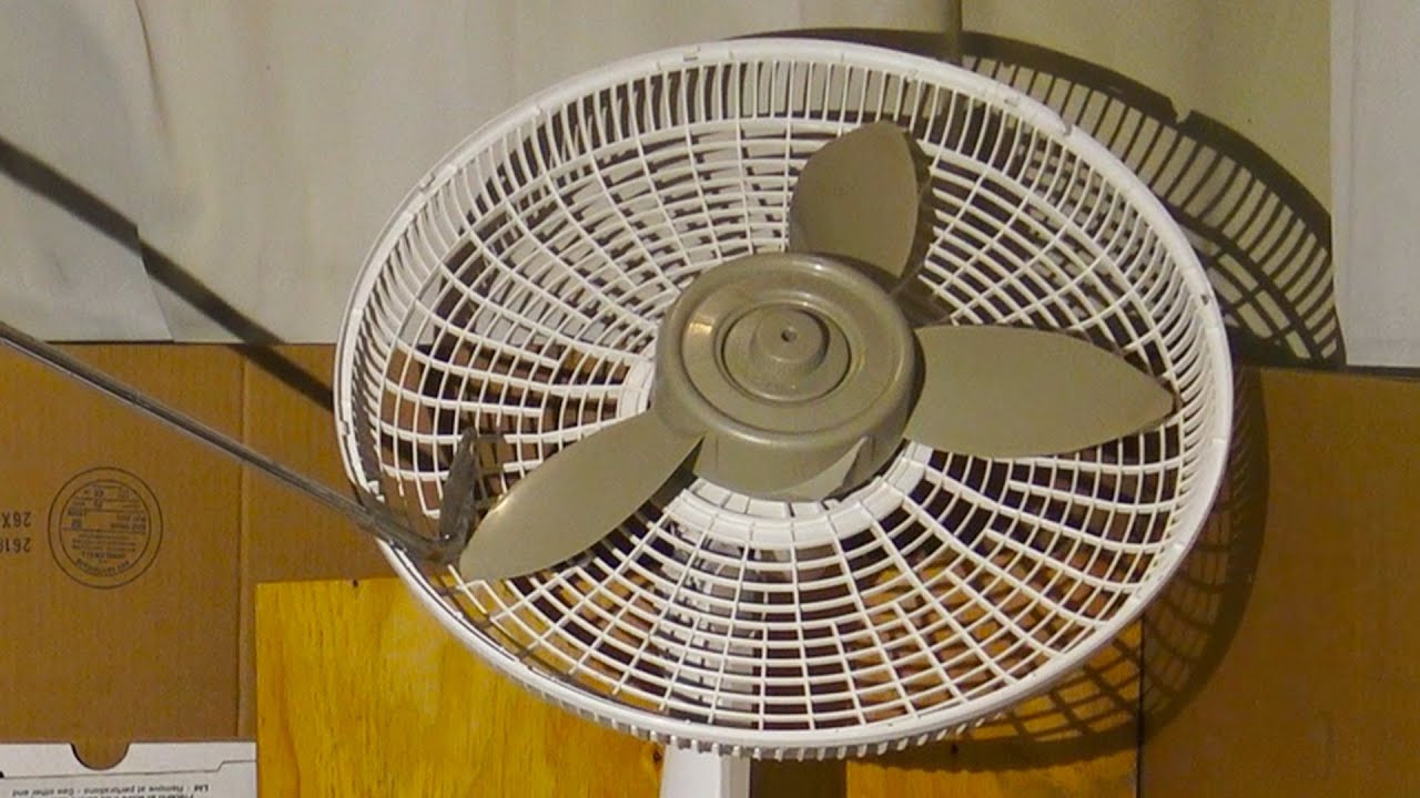 Lasko Remote Controlled Stand Fan Destruction - YouTube