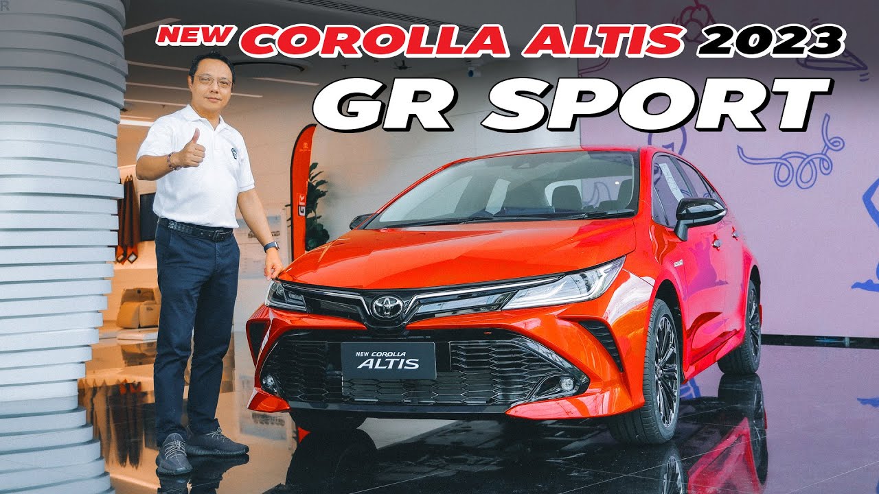 รีวิวรถใหม่ New Toyota Corolla Altis GR Sport 2023 กับราคา 1,129,000 ...