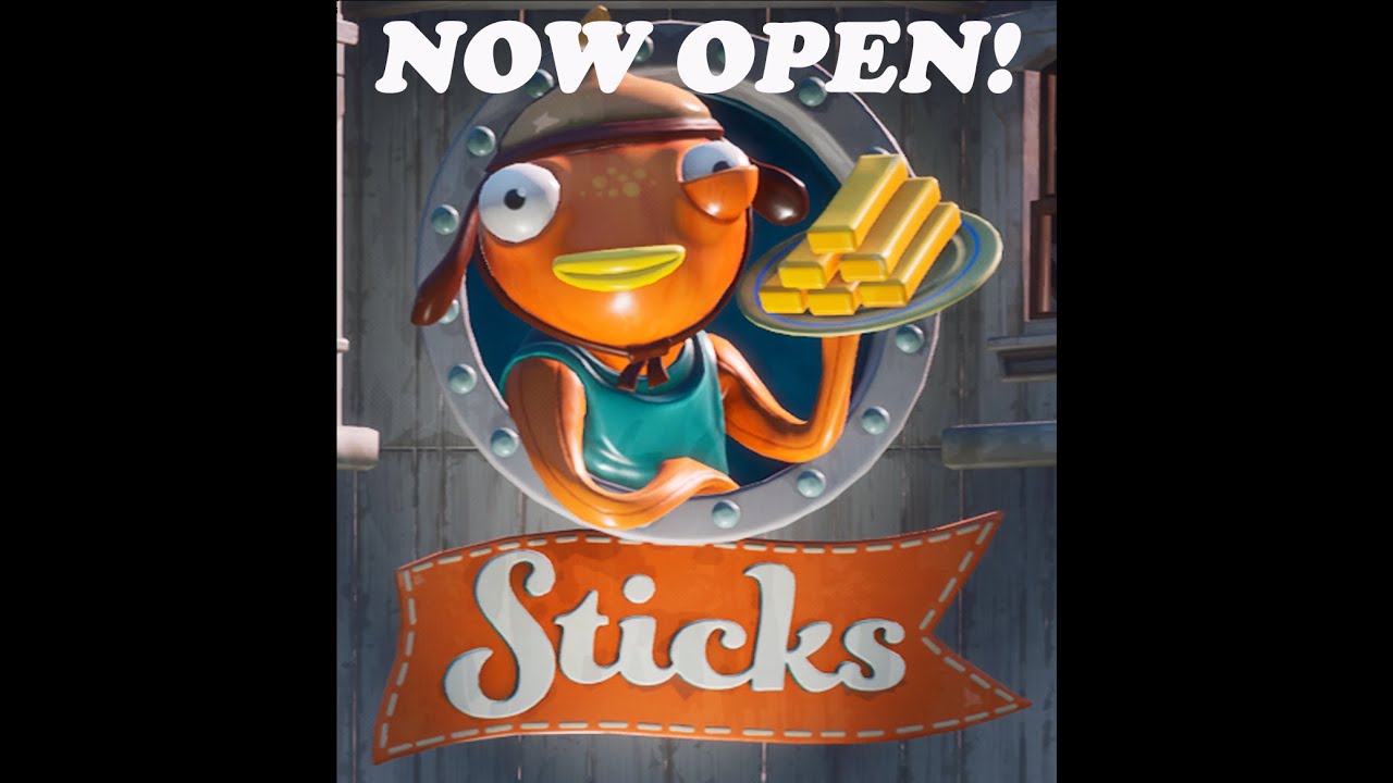 Sticks Restaurant now open! Fortnite ad - YouTube