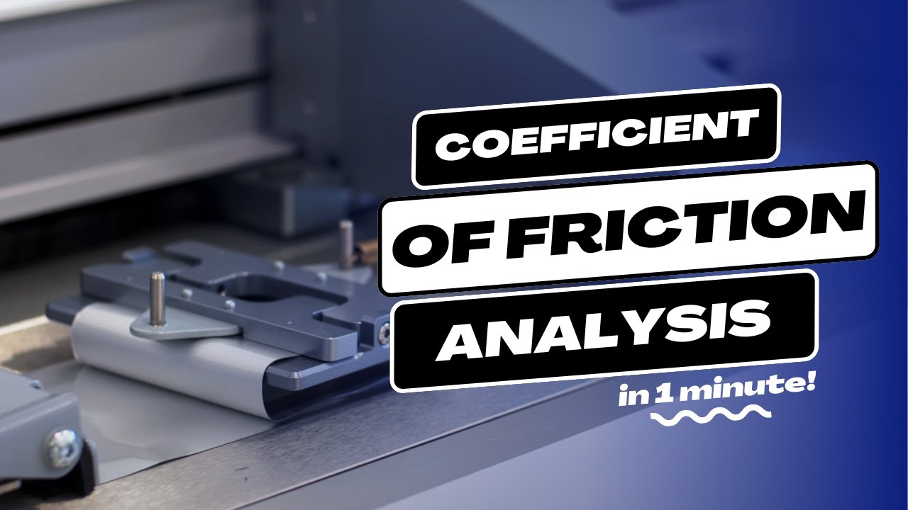 Coefficient of friction | Analysis in one minute - YouTube