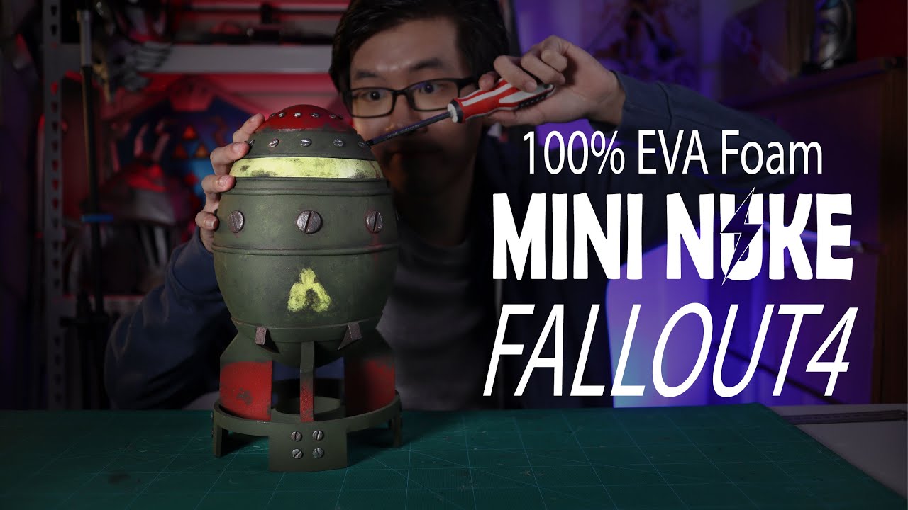 Fallout 4- 100% EVA foam build Mini Nuke (w Template) - YouTube