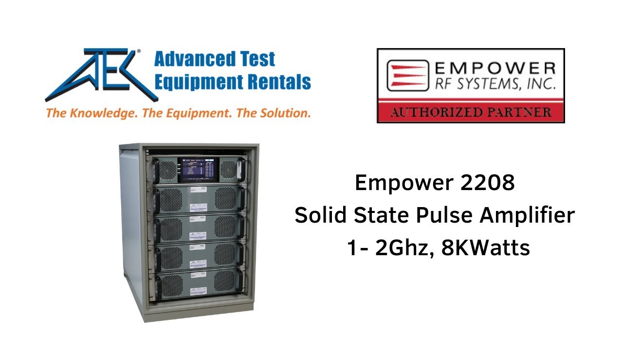 Empower 2208 Solid State Pulse Amplifier - YouTube