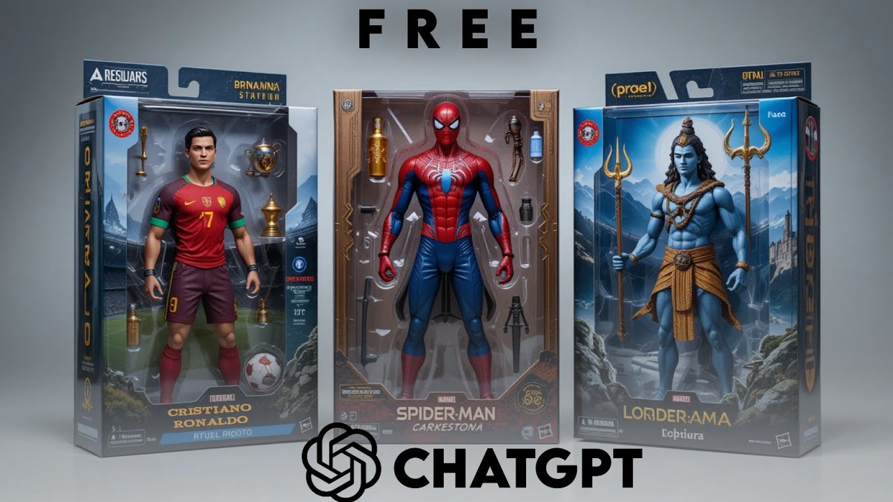 Easy Way to Make ACTION FIGURES with FREE AI - YouTube