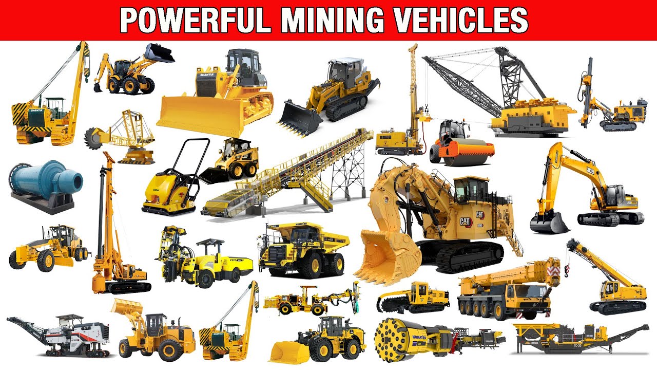 Mining Vehicles | Powerful Mining and Construction Vehicles Excavators ...