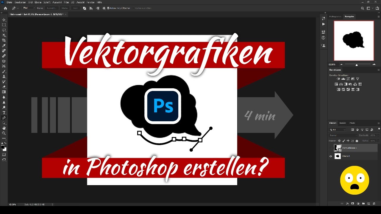 Vektorgrafiken in Photoshop erstellen // No way! .. Oder? - YouTube