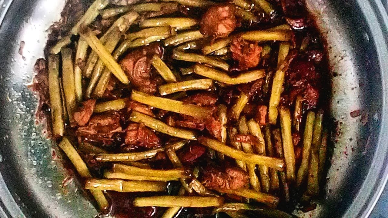 ADOBONG SITAW | String beans Adobo - YouTube