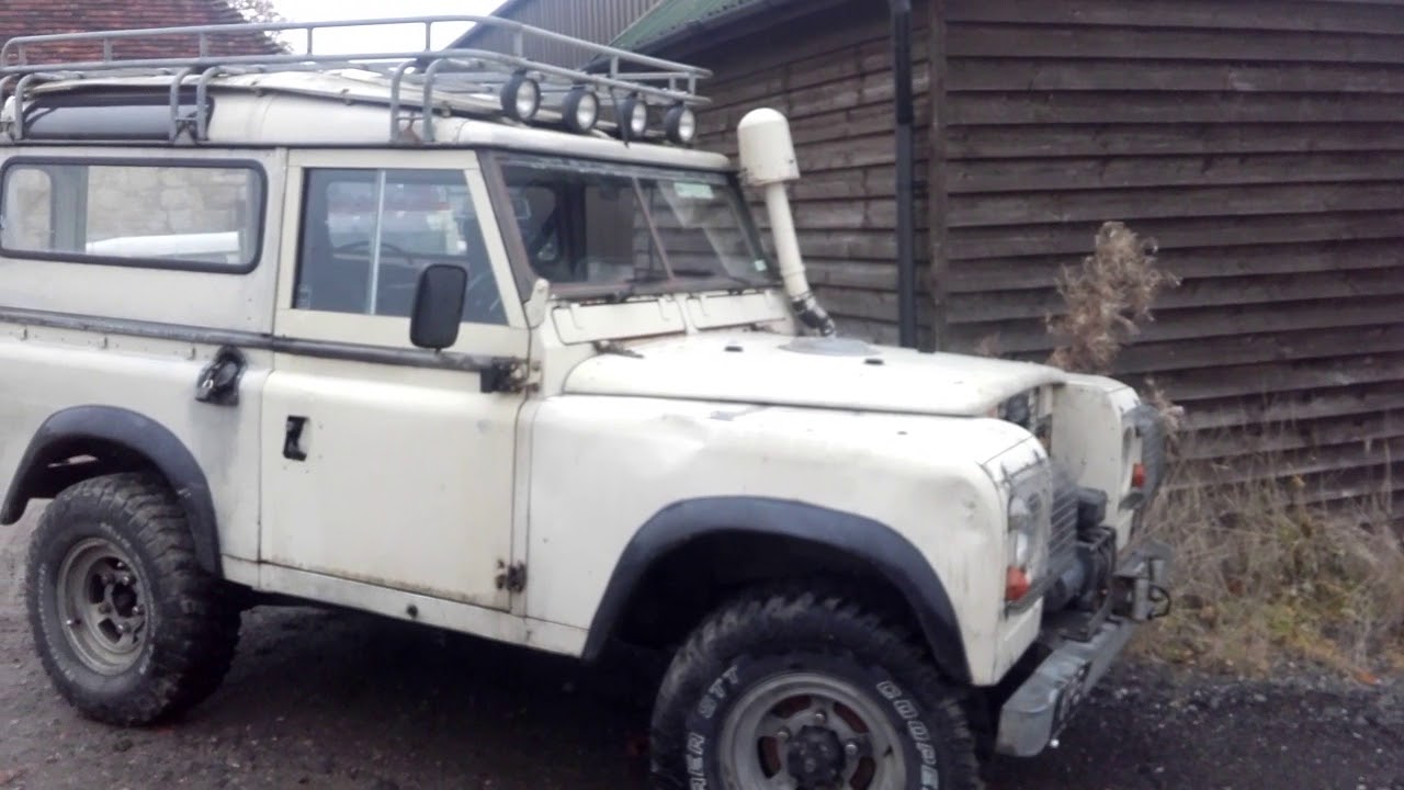 Land rover series conversion to disc brakes - YouTube