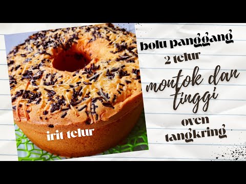 Bolu jadul 2 telur montok tinggi 