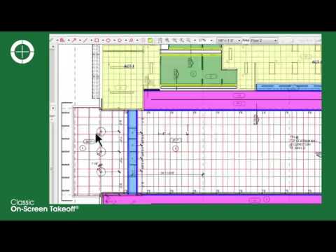 On-Screen Takeoff : Performing Takeoff - Area Grids - YouTube
