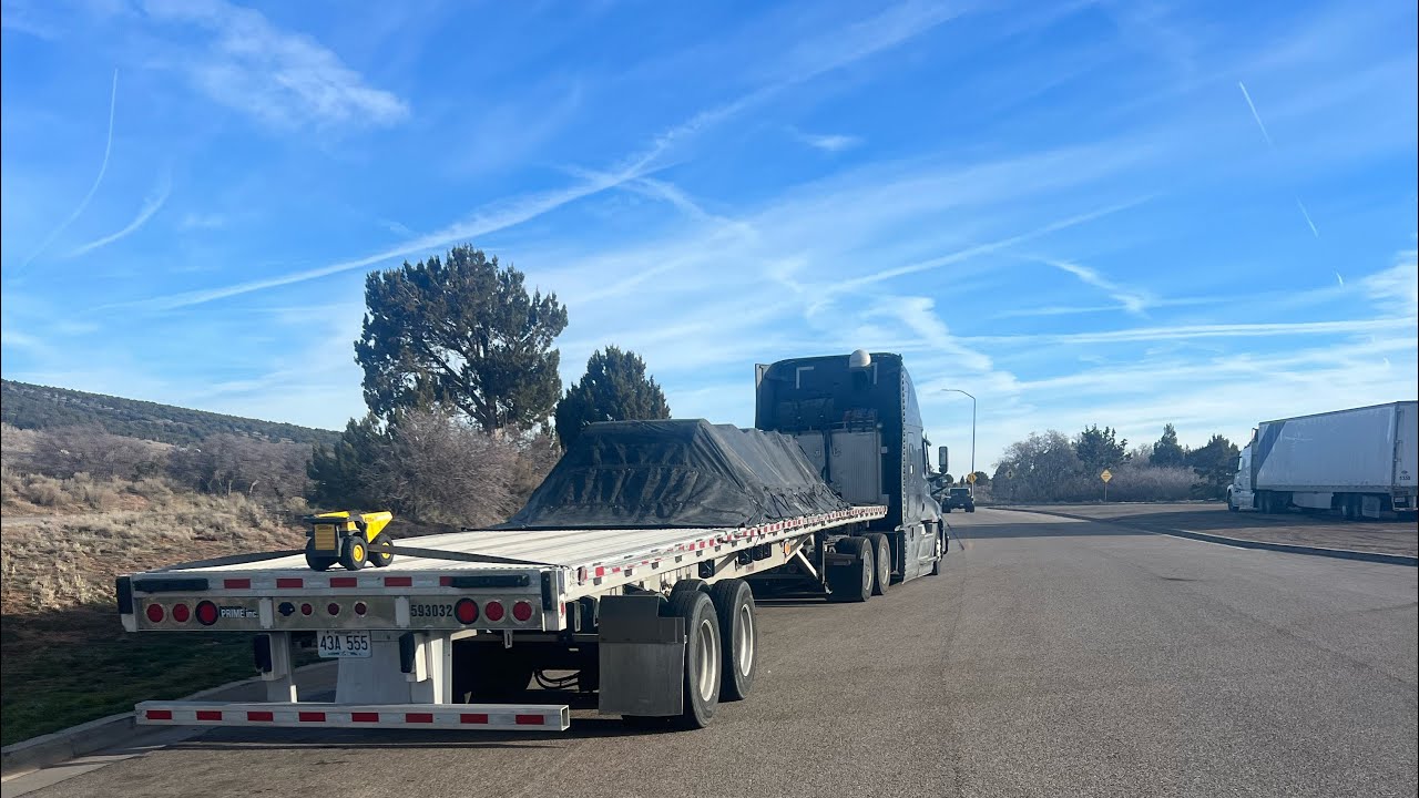 Prime Inc flatbed trucking #78. No loads on Good Friday. Driving home ...