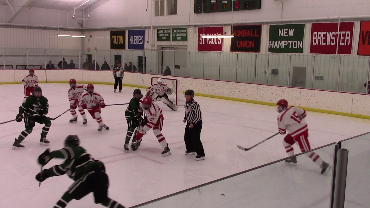 1/23/20 St. Paul's Pelicans v. Proctor Academy Hornets P1 - YouTube
