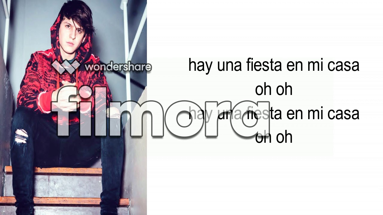 cnco fiesta en mi casa letra - YouTube