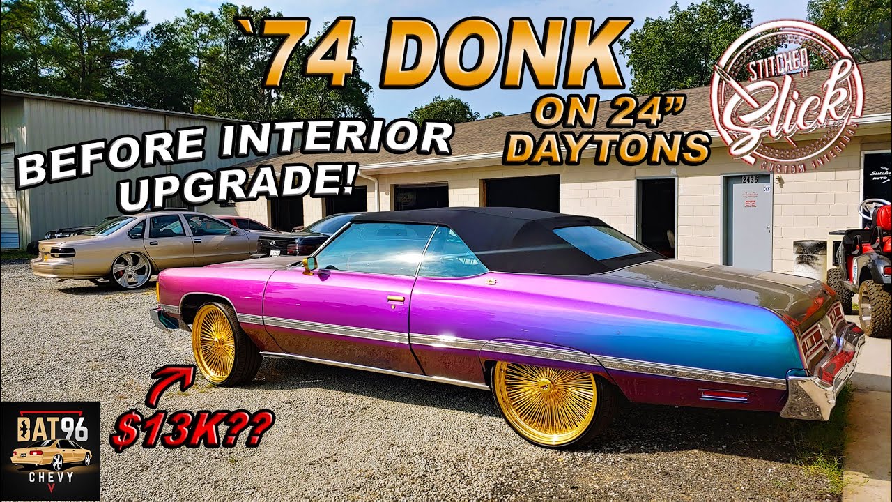 1974 CAPRICE DONK ON 24" GOLD DAYTONS, WHAT SHOULD HE DO TO HIS ...