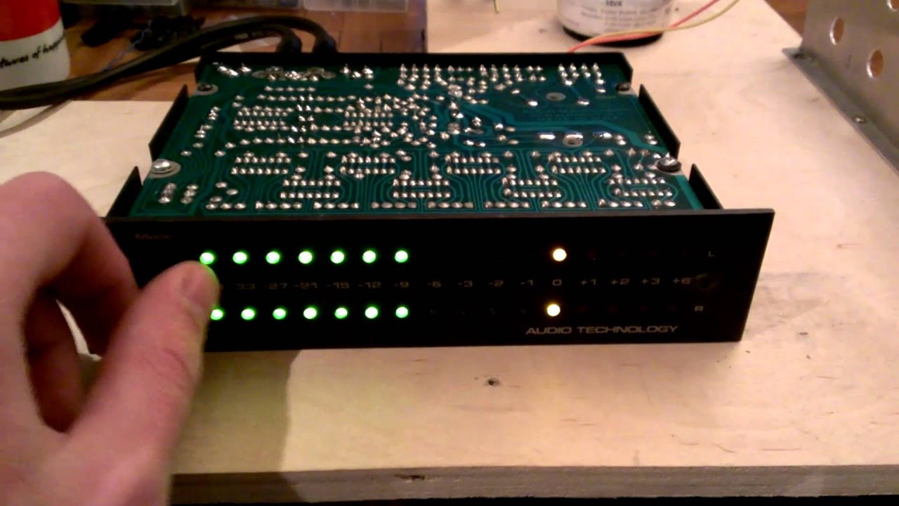 Audio Technology 510 M Peak/PPM meter - YouTube