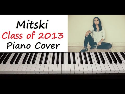 Mitski - " Class of 2013 " Piano Cover Karaoke Instrumental - YouTube