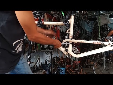 SEPEDA DUNHILL GANTI FRAME JADI SEPEDA HYBIRD TETEP PAKAI KOMPONEN LAMA ...