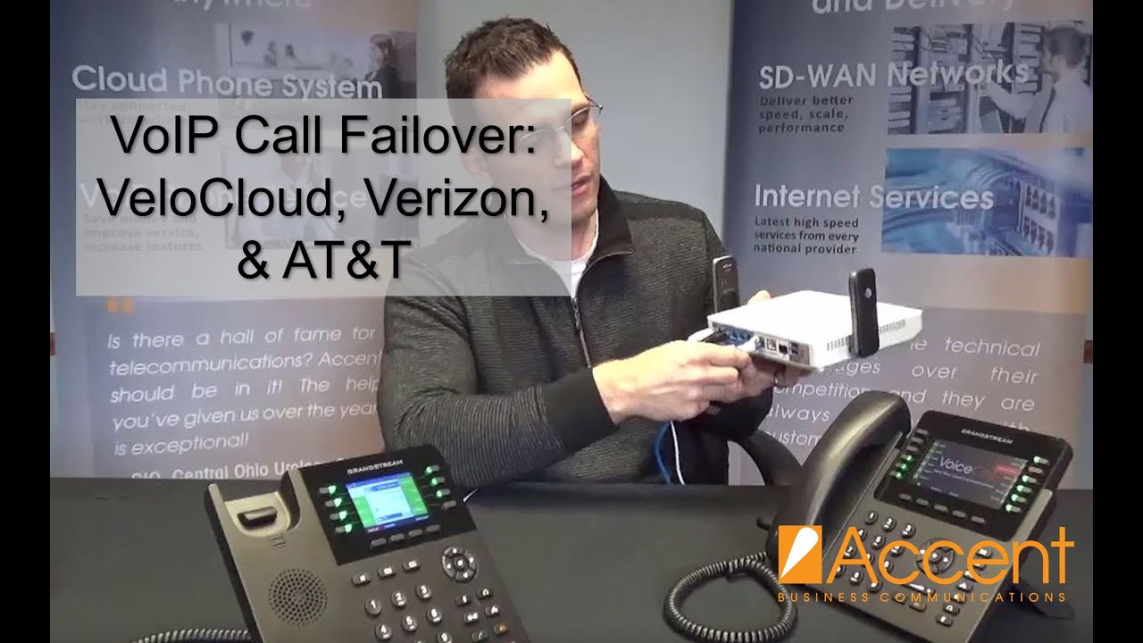 VoIP Call Failover with VeloCloud Edge by VMware SDWAN - YouTube