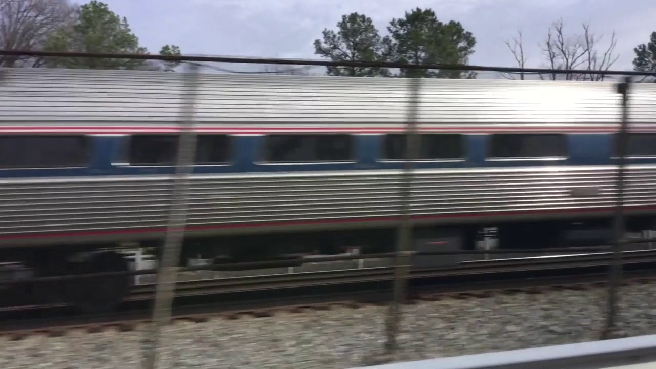 Northbound Amtrak P080 Richmond VA - YouTube