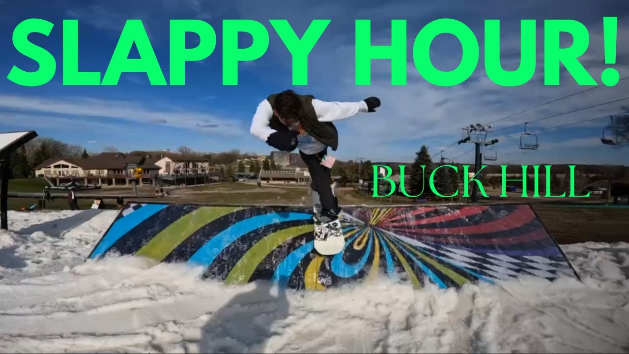 Slappy Hour: Shredding the Last Snow at Buck Hill with Andrew Brewer ...