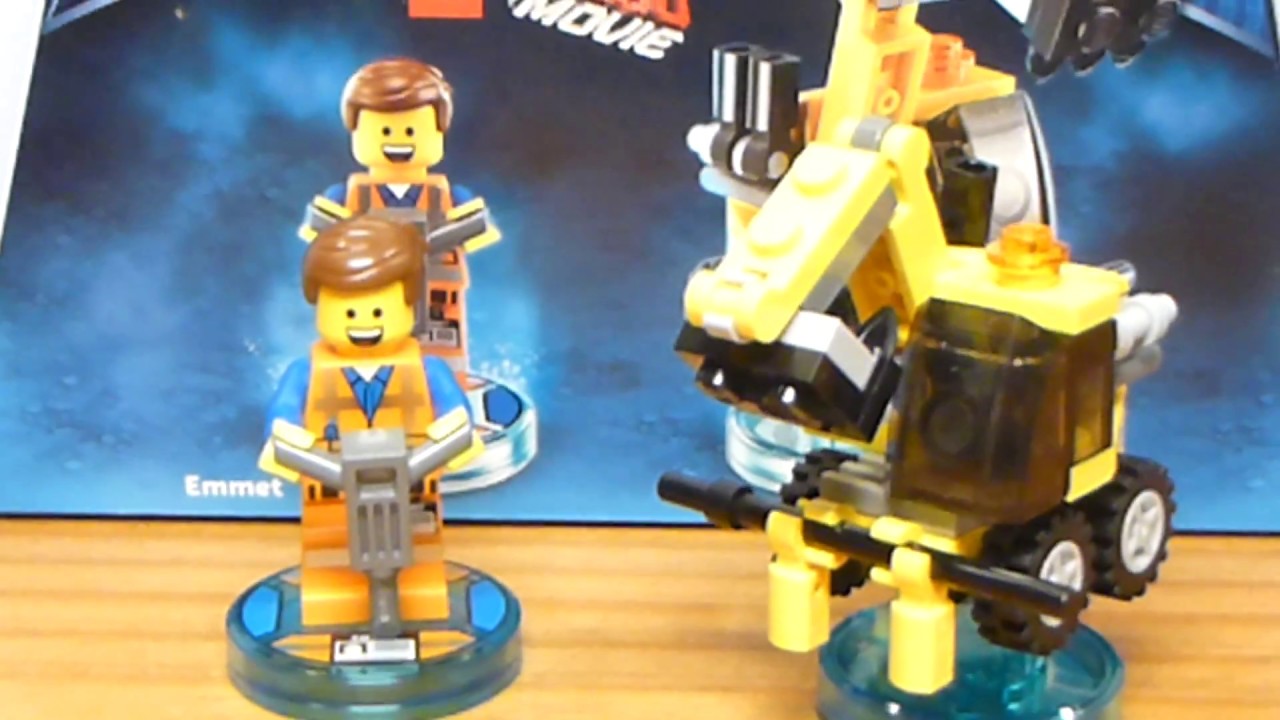 Lego Dimensions Emmet Fun Pack Review - YouTube