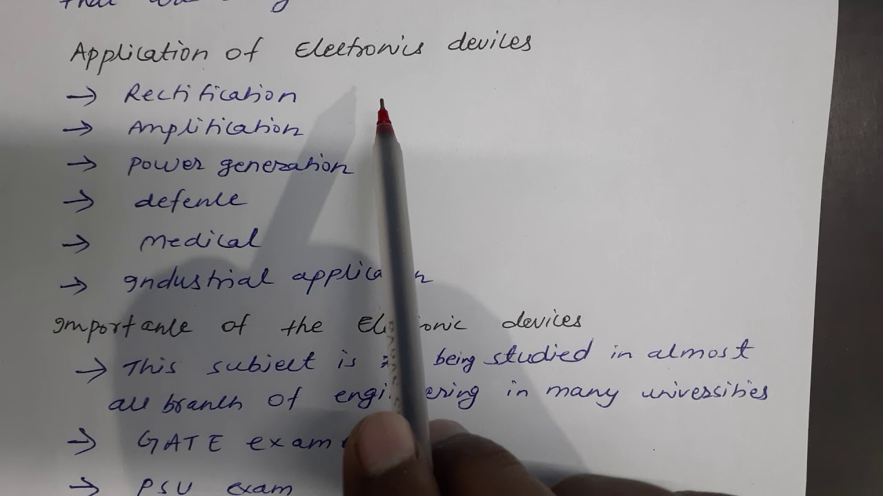 Introduction to electronic device - YouTube