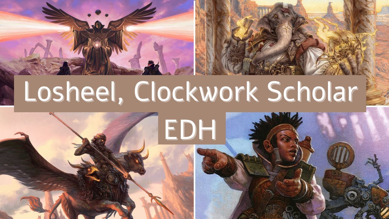 Losheel, Clockwork Scholar EDH | Mono-White Artifacts | Magic: the ...