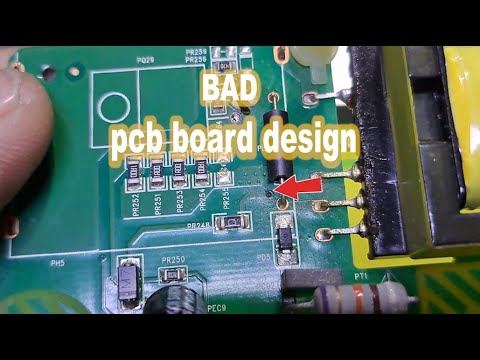Bad PCB board layout design - YouTube