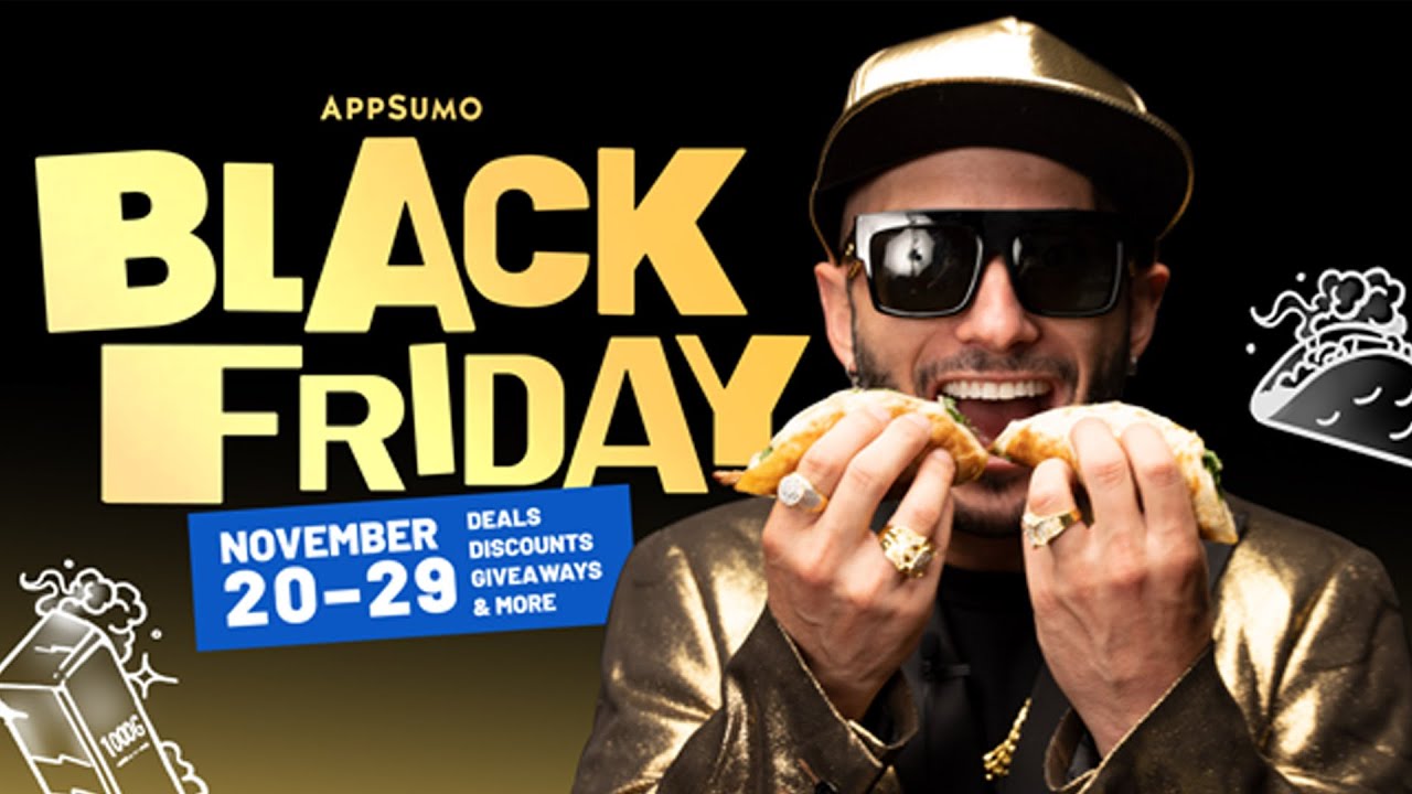 Noah Kagan Sweats While Eating Spicy Tacos | AppSumo Black Friday - YouTube